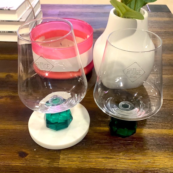 En Rouge Fine Glassware | Dining | Fancy Wine Glasses | Poshmark